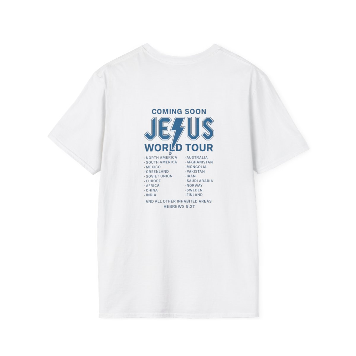 Jesus World Tour SoftStyle T-Shirt – Kingdom Culture